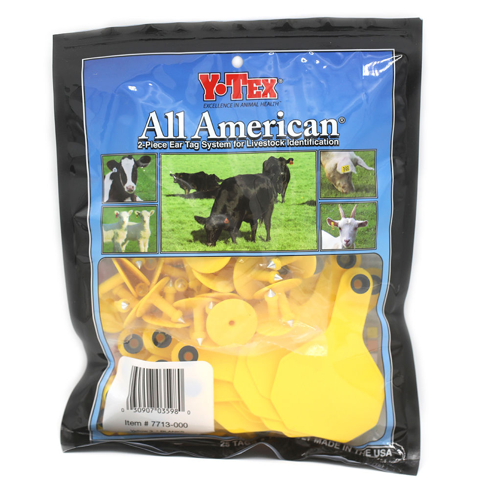 CCIA Webstore. Y-Tex Medium 3in Blank Yellow 25 Pack